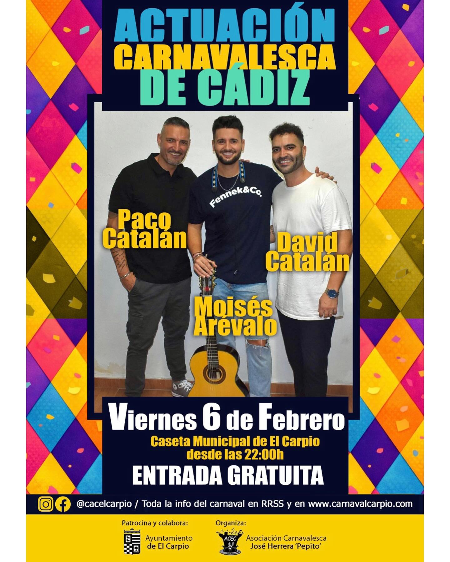 Actuación gratuita inauguración del Carnaval de El Carpio 2026 - El ...